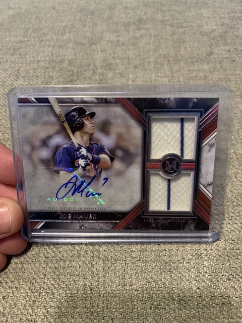 ÉCHANTILLONS SIGNATURE DE la collection musée Joe Mauer 2022 double ...