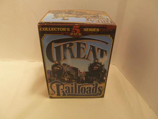 VHS RAILROAD VIDEO Tapes - Great Railroads 5 tape box set Collectors ...