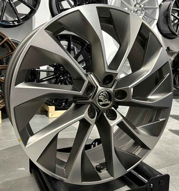 GENUINE ALLOY WHEELS Set 19 Inch Skoda Kodiaq Aronia New £1,165.48 ...