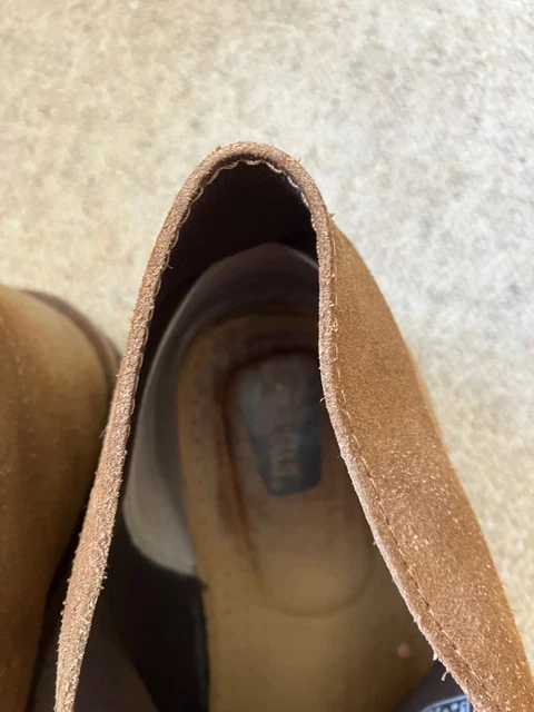 CLARKS MENS SUEDE desert boots cola size 9 uk £10.59 - PicClick UK