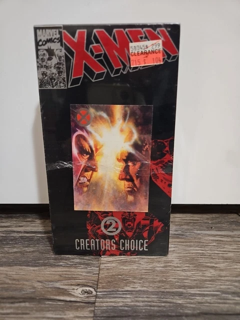 MARVEL X-MEN 2 Creators' Choice (VHS, 1996) Brand New, w Card & Comic ...