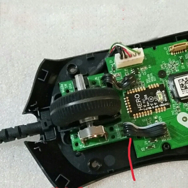 MOUSE WHEEL SCROLL Board w/ TTC Black Core Encoder for Logitech G403 ...