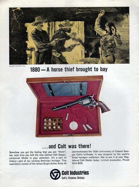 1965 COLT SESQUICENTENNIAL Single Action Army Revolver Original Color ...