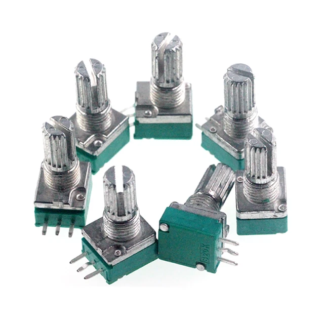 RV097 VARIABLE RESISTOR Potentiometer Pot 15mm Shaft 5K/10K/20K/50K ...