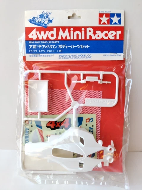 TAMIYA MINI 4WD Azente American Body Parts Set 90s Unassembled Used £ ...