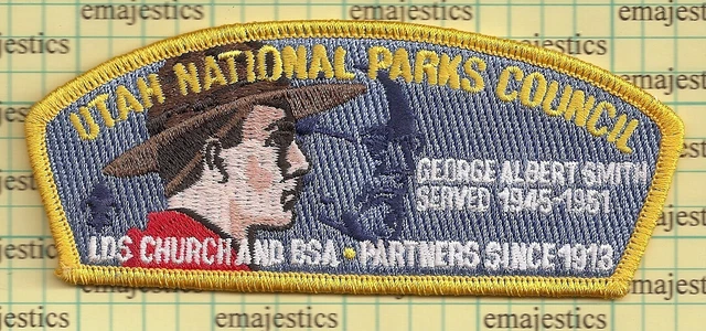 BSA UTAH NATIONAL Parks Council Lds Church Prophet George Albert Smith ...