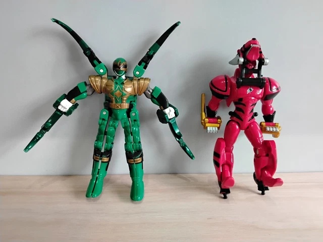 POWER RANGERS JUNGLE Fury Deluxe Animorphin RED Tiger Ranger Mighty ...