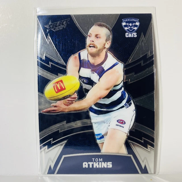 2024 SELECT AFL Footy Stars Luminous Thunderbolt Tom Atkins Geelong 577/599 EUR 5,56 - PicClick IT