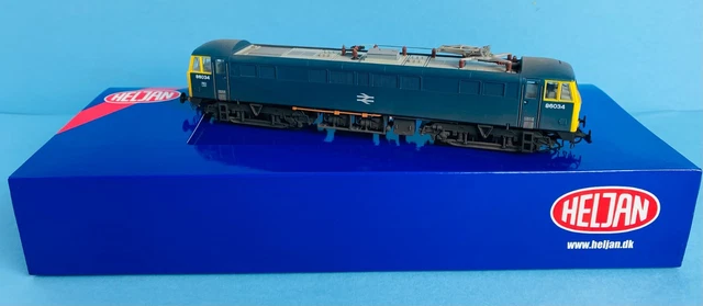 HELJAN 8656 'OO' Gauge Br Rail Blue Class 86/0 Weathered 86034 Dcc ...