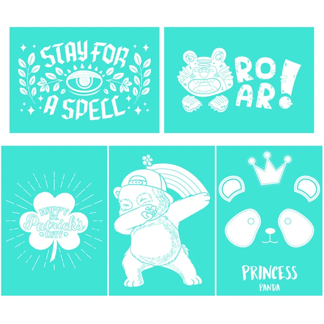 DIY SILK SCREEN Printing Stencil Adhesive Mesh Transfer Bag T-Shirt ...