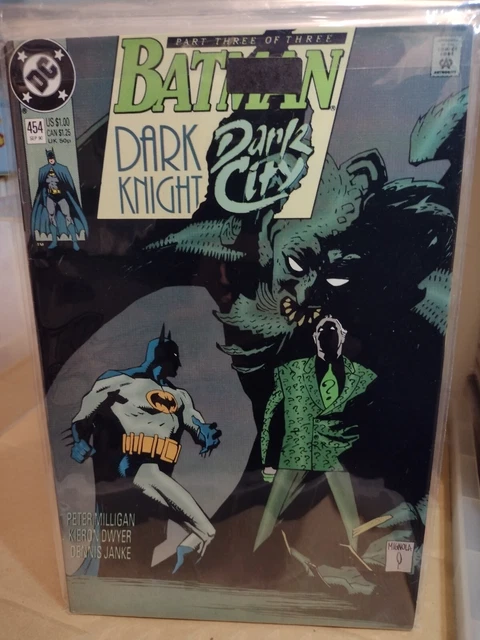 BATMAN #454 (1990, DC Comics) nouvel inventaire d'entrepôt en parfait ...