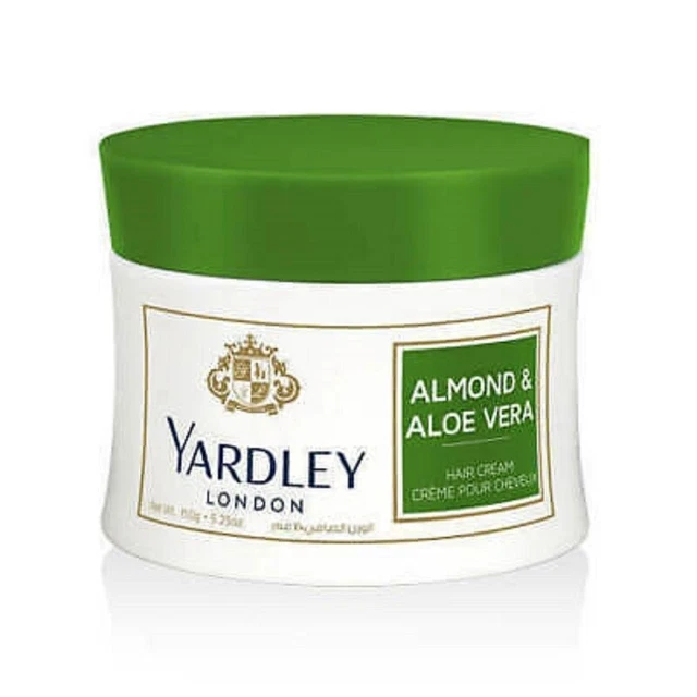 YARDLEY LONDON ALMOND & Aloe vera Hair Cream 150 g MADE IN UK EUR 27,56 ...