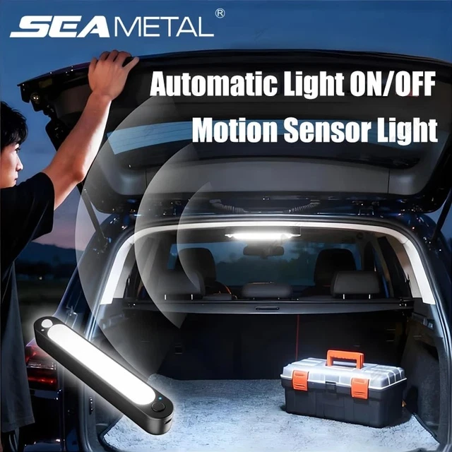 MOTION SENSOR TRUNK Light USB Rechargeable LED Cabinet Lamp £21.37 ...