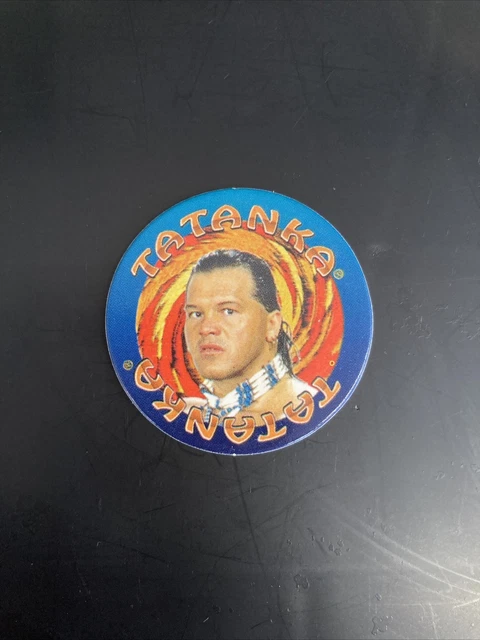 WWF WRESTLING TATANKA MatCaps (1995) *RARE* WWF WWE POGS £2.99 ...
