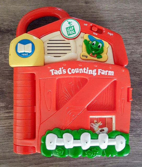 LEAP FROG BABY Tad's Counting Farm Interactive Electronic Talking Story ...