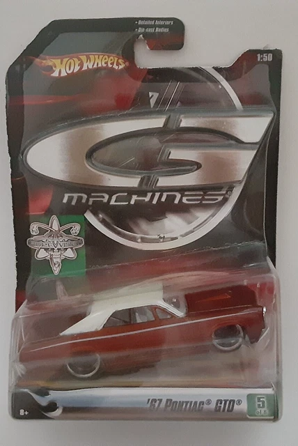 HOT WHEELS 1967 Pontiac GTO G Machines 1:50 Scale Pure Vision VINTAGE ...