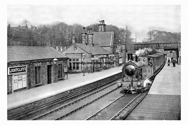 PT2743 - LIGHTCLIFFE Railway Station , Yorkshire - print 6x4 £2.20 ...