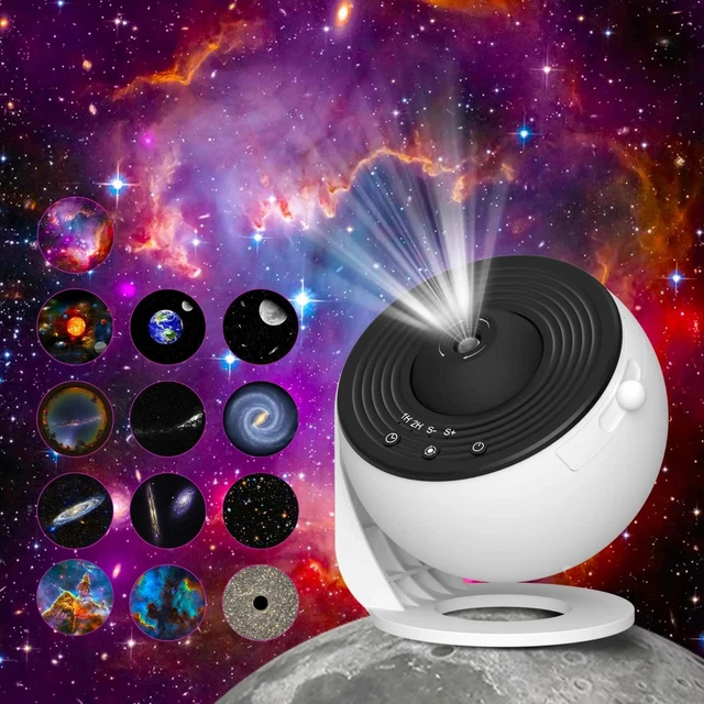12 IN 1 Star Projector Night Light 4k Hd Planetarium 360° Rotate Galaxy ...