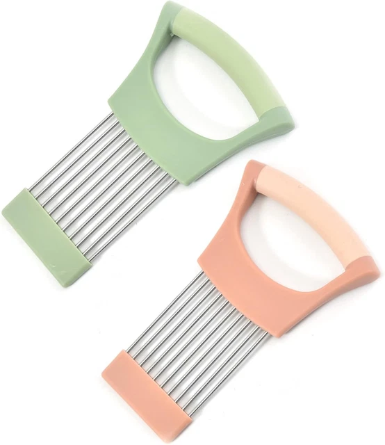 2 PCS ONION Slicer,Onions Holder Stainless Steel Onions Fork Food ...
