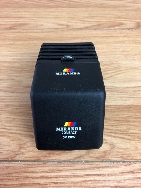 VINTAGE MIRANDA COMPACT 6v 20W Compact Camera Video Continuous Light £ ...