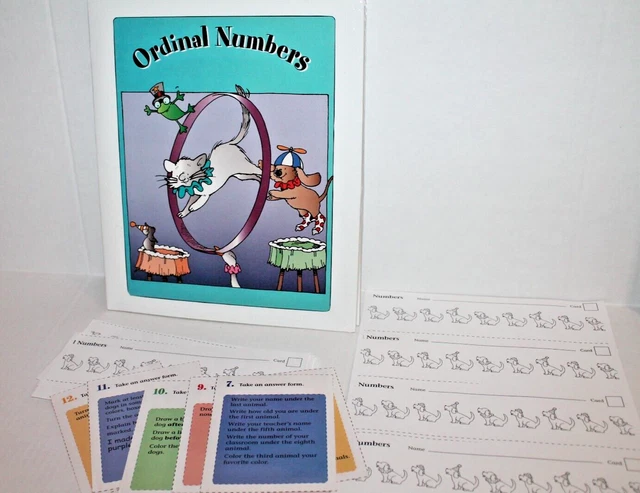 ORDINAL NUMBERS MATH Folder Game Center Activity Grades 1-2 $3.00 ...