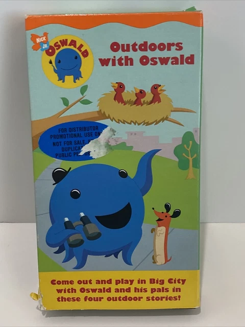 BANDE VHS PROMOTIONNELLE en plein air avec Oswald 2003 Nick Jr ...
