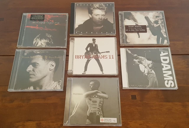 BRYAN ADAMS CD Collection/Bundle of 7 Albums: Inc Songs SUMMER OF '69 ...