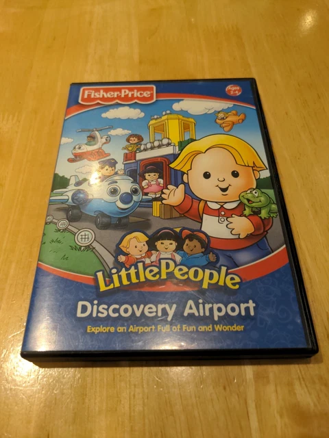 FISHER-PRICE LITTLE PEOPLE Discovery Airport PC MAC CD-ROM colors ...