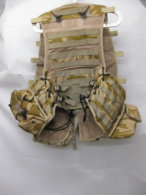 BRITISH MILITARY DESERT DPM MOLLE Tactical Load Carrying Webbing Vest £ ...