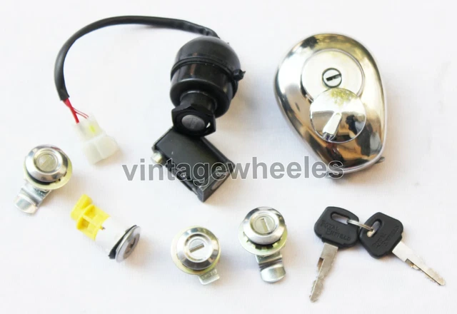 FITS FOR ROYAL Enfield Classic 500CC Common Key Lock Set With Spare ...