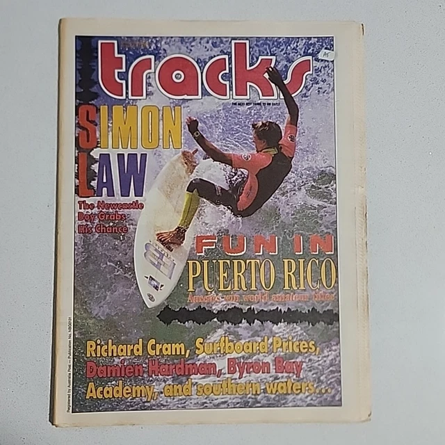 TRACKS - VINTAGE Australian Surfing Newspaper Magazine April 1988 $39. ...