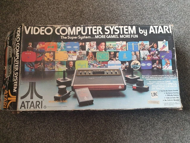 ATARI CX2600A CONSOLE Video Computer System With Original Box - See ...