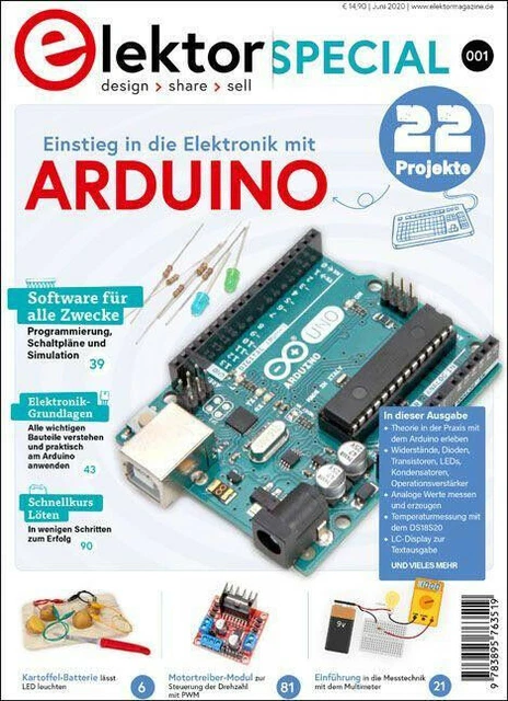 ENTRÉE EN ÉLECTRONIQUE Avec Arduino Elektor Édition Livre EUR 26,70 - PicClick FR
