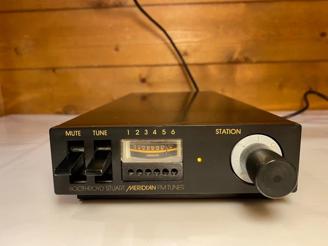 BOOTHROYD STUART MERIDIAN Model 104 FM Tuner £125.00 - PicClick UK