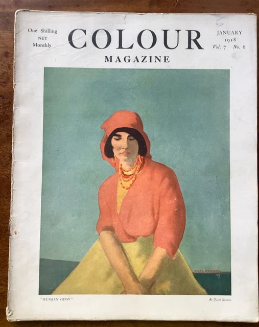 RARE VINTAGE 'COLOUR' Magazine Vol.7 No6 Jan 1918 ‘The Most Fascinating ...