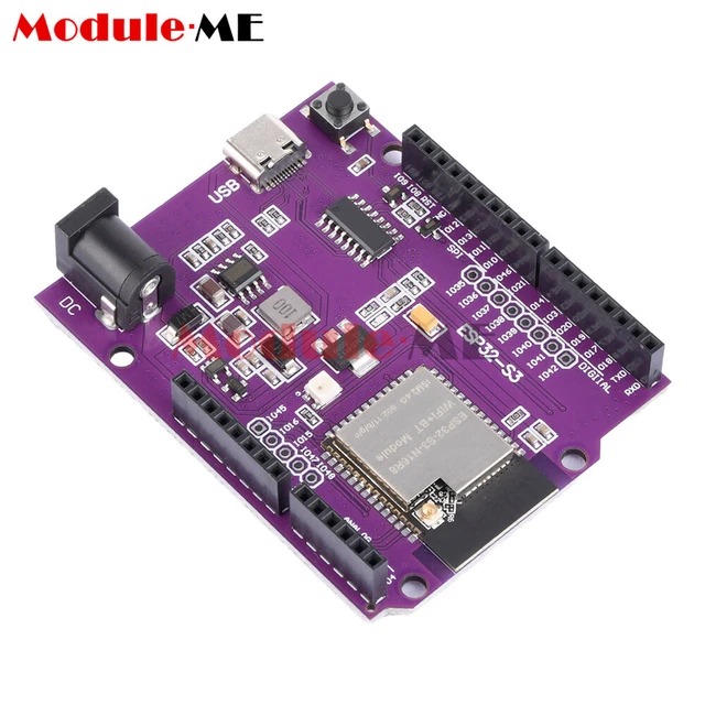 TYPE-C ESP32-S3-WROOM-1-N8R2 N16R8 CH340C Module ESP32-S3 UNO ...