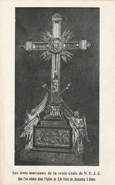 5 X CPA Ancien Sainte Relique Eglise Rome Croix Jerusalem Reliquaire ...