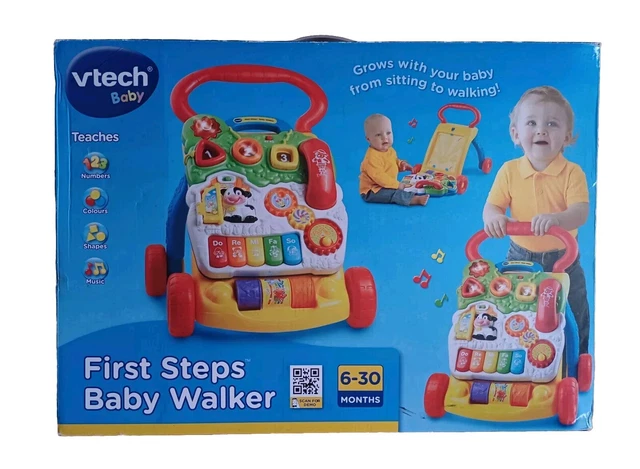 VTECH BABY FIRST Steps Baby Walker 6-30 Months - New in Box £25.00 ...