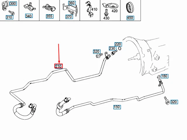 NEW MERCEDES BENZ Glc X253 Vent Line A2535017000 £96.32 - PicClick UK