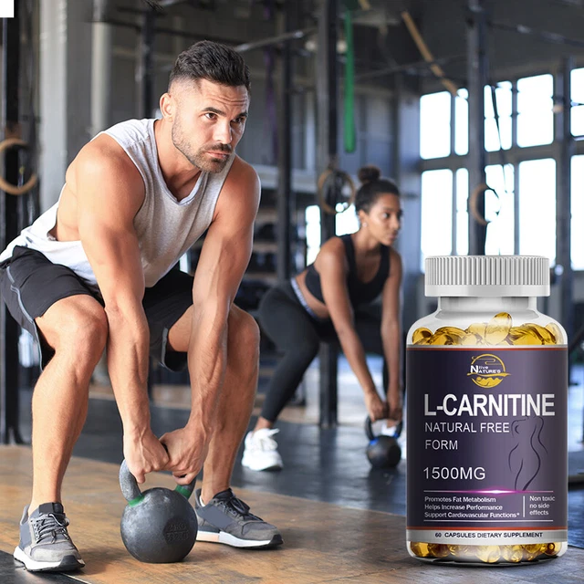 L-CARNITINE 60 CAPSULES 1500mg Nervous System Health Antioxidant ...