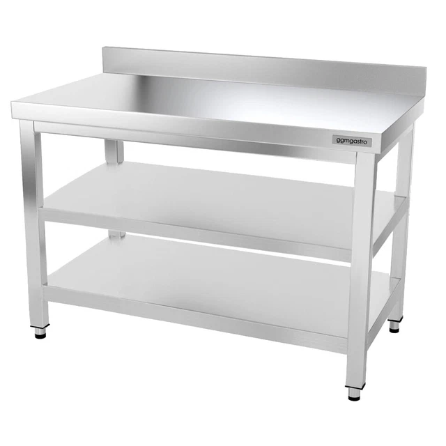 EDELSTAHL ARBEITSTISCH PREMIUM - 1200x600mm - mit Grundboden, | GGM ... EDELSTAHL ARBEITSTISCH PREMIUM - 1200x600mm - mit Grundboden, | GGM ...