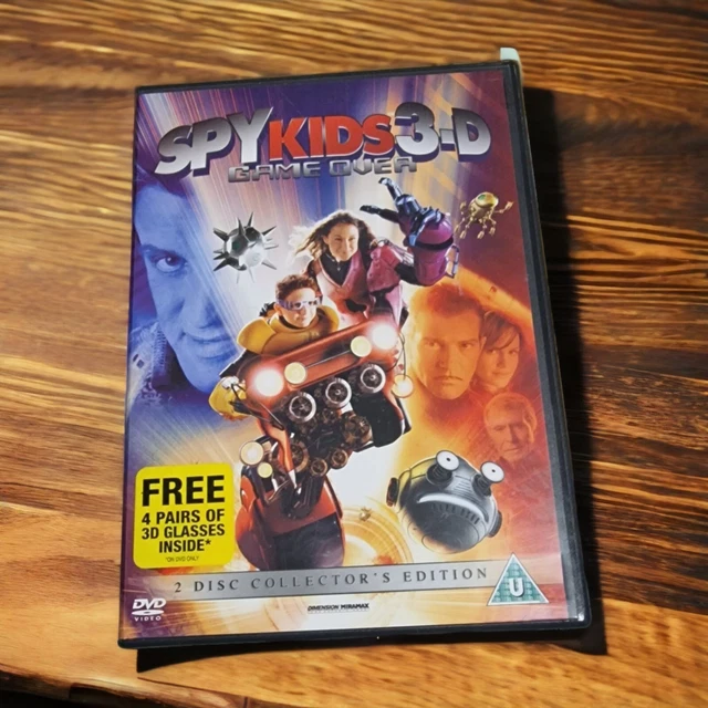 SPY KIDS 3-D: Game Over DVD & 3 Pairs Glasses- DVD The Cheap Fast Free ...