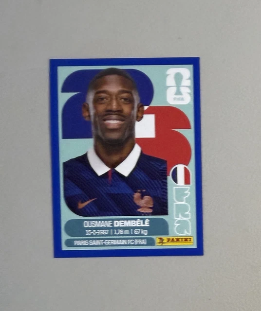 OUSMANE DEMBELE FRA 15 Panini 2026 World Cup Sticker - Blue Variant £3. ...