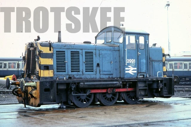 35MM SLIDE BR British Railways Diesel Loco Class 07 D2991 Eastleigh ...