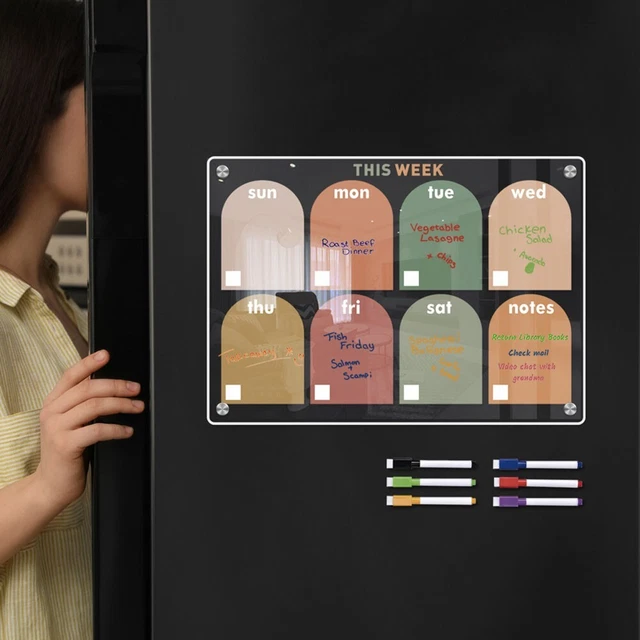 CALENDRIER MAGN TIQUE ACRYLIQUE l gant pour r frig rateur avec fonction d' EUR 20,03 - PicClick IT