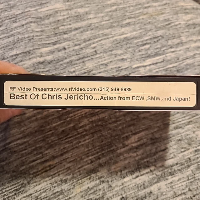 RF VIDEO VHS Best Of Chris Jericho Wrestling ECW, SMW, Japan, Vintage ...