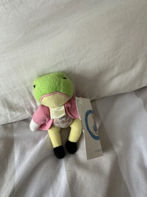 EDEN PETER RABBIT Beatrix Potter Jeremy Fisher Frog Soft Toy Plush ...