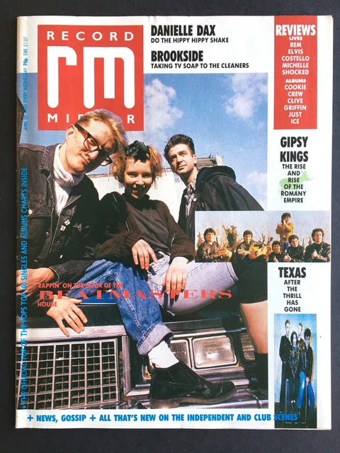 RECORD MIRROR 29 April 1989 Beatmasters, Danielle Dax, Gipsy Kings ...