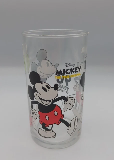 MICKY MAUS DISNEY 90 Jahre, Bautzner Senf Glas Mickey Mouse Trinkglas ...