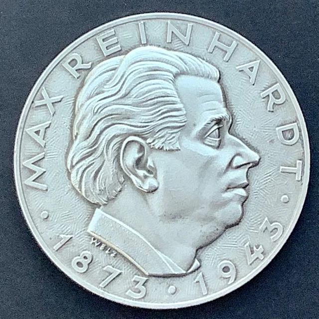 MÉDAILLE 50 JAHRE Salzburger Festspiele MAX REINHARD signée Ferdinand ...